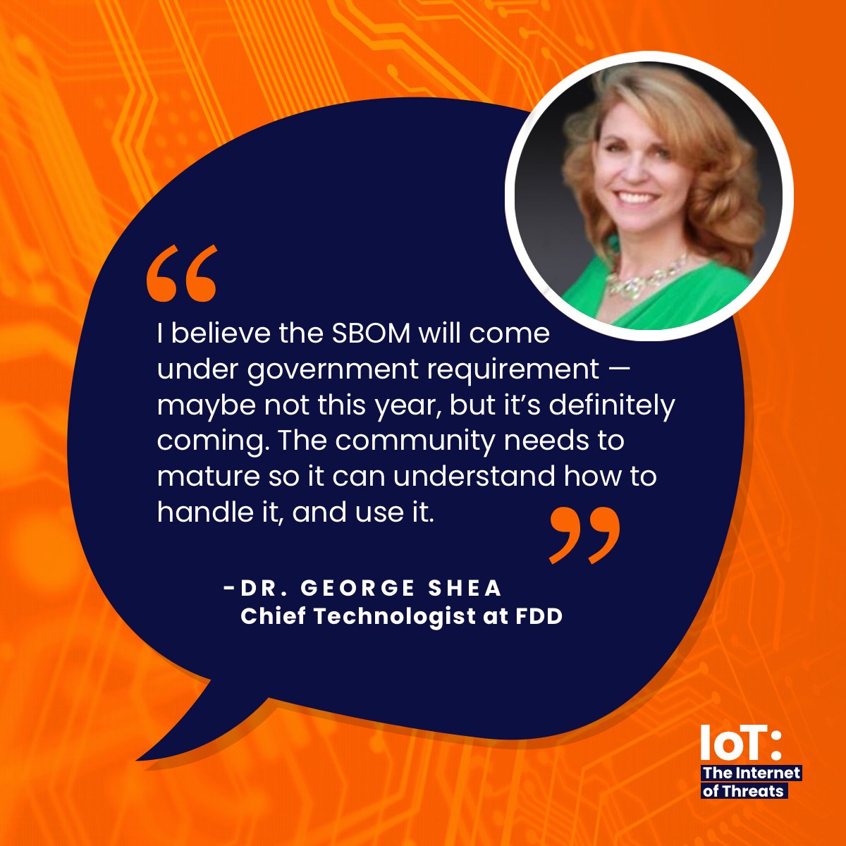 What to Do with an SBOM: Dr. George Shea, Chief Technologist at FDD