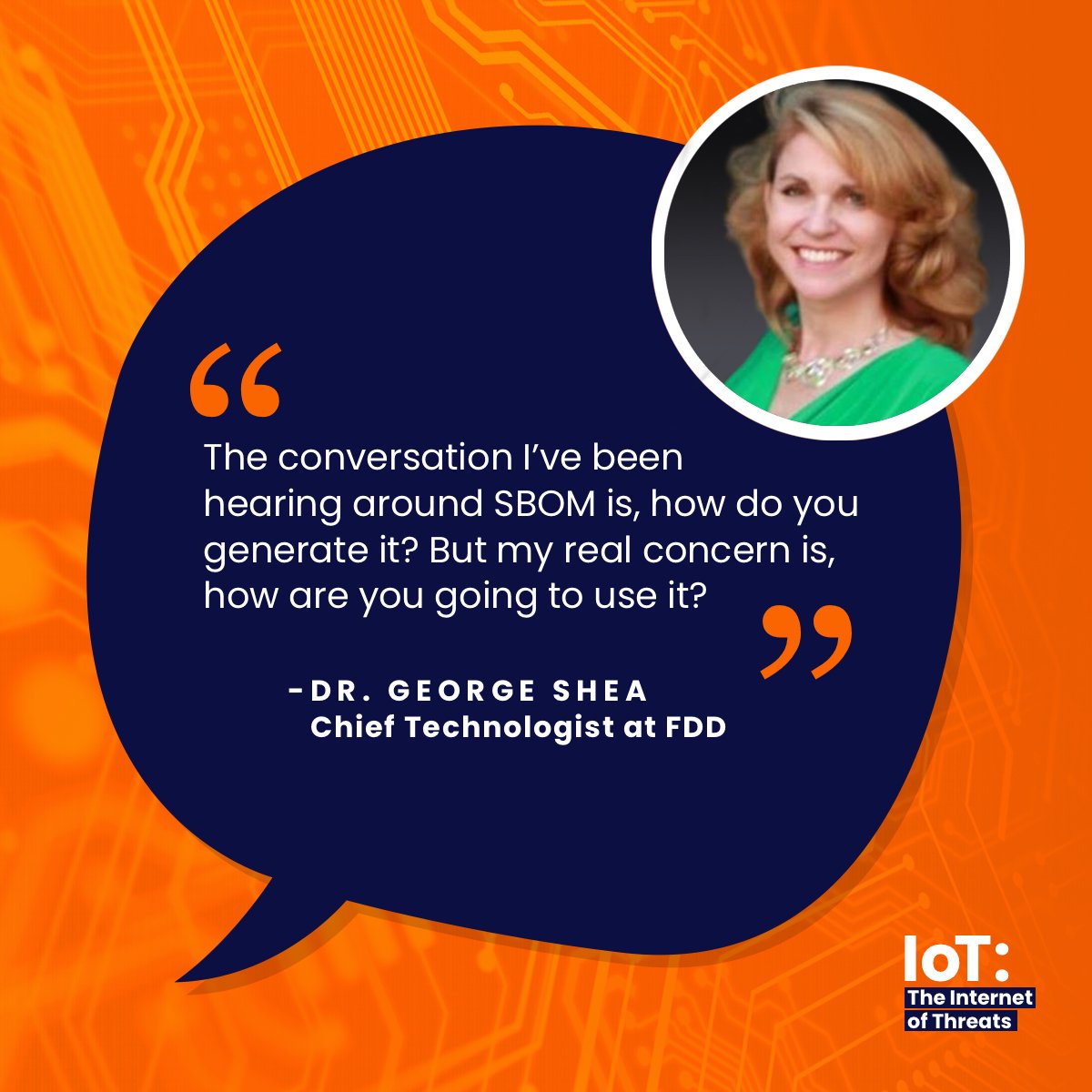 What to Do with an SBOM: Dr. George Shea, Chief Technologist at FDD