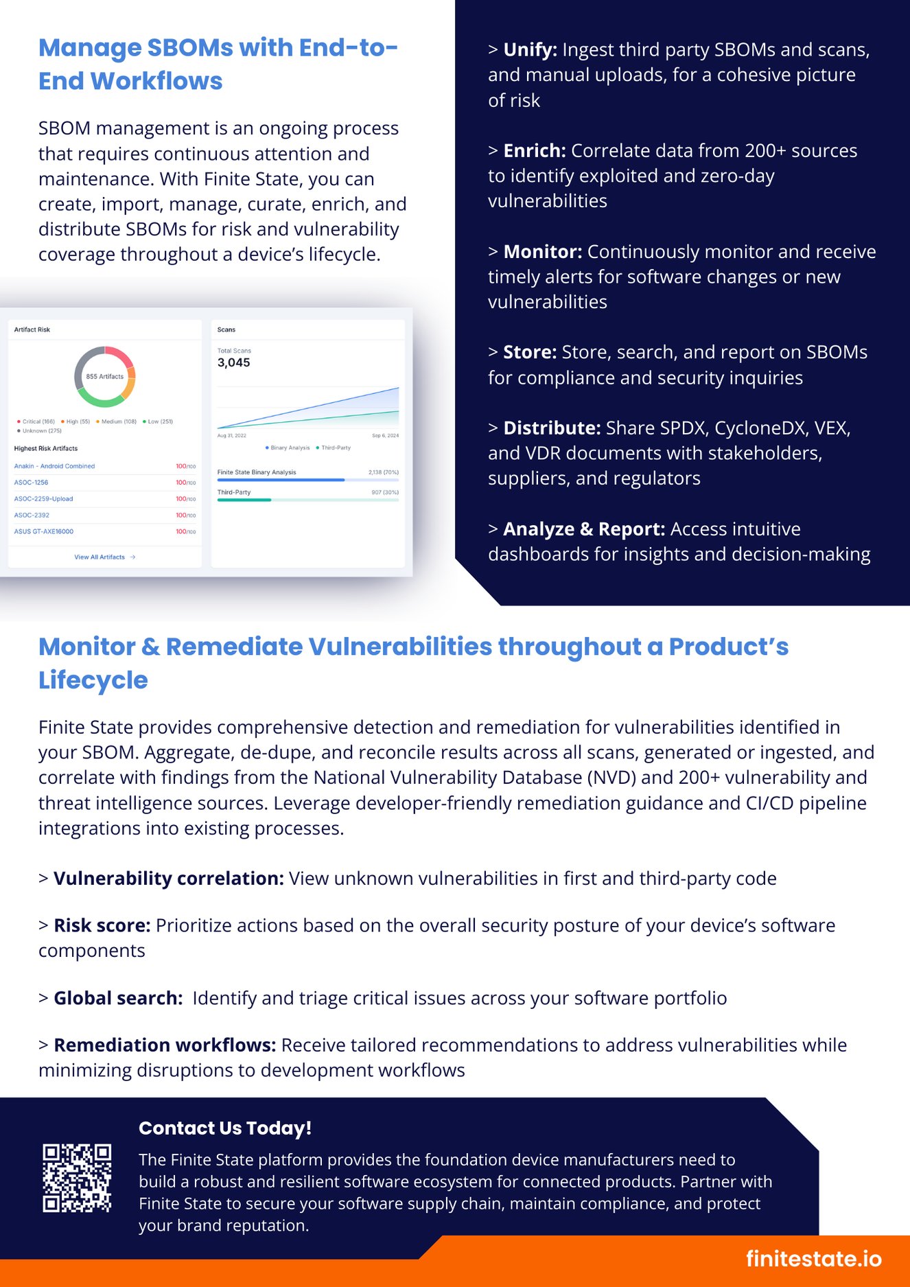 SBOM Management with Finite State (Free Datasheet)