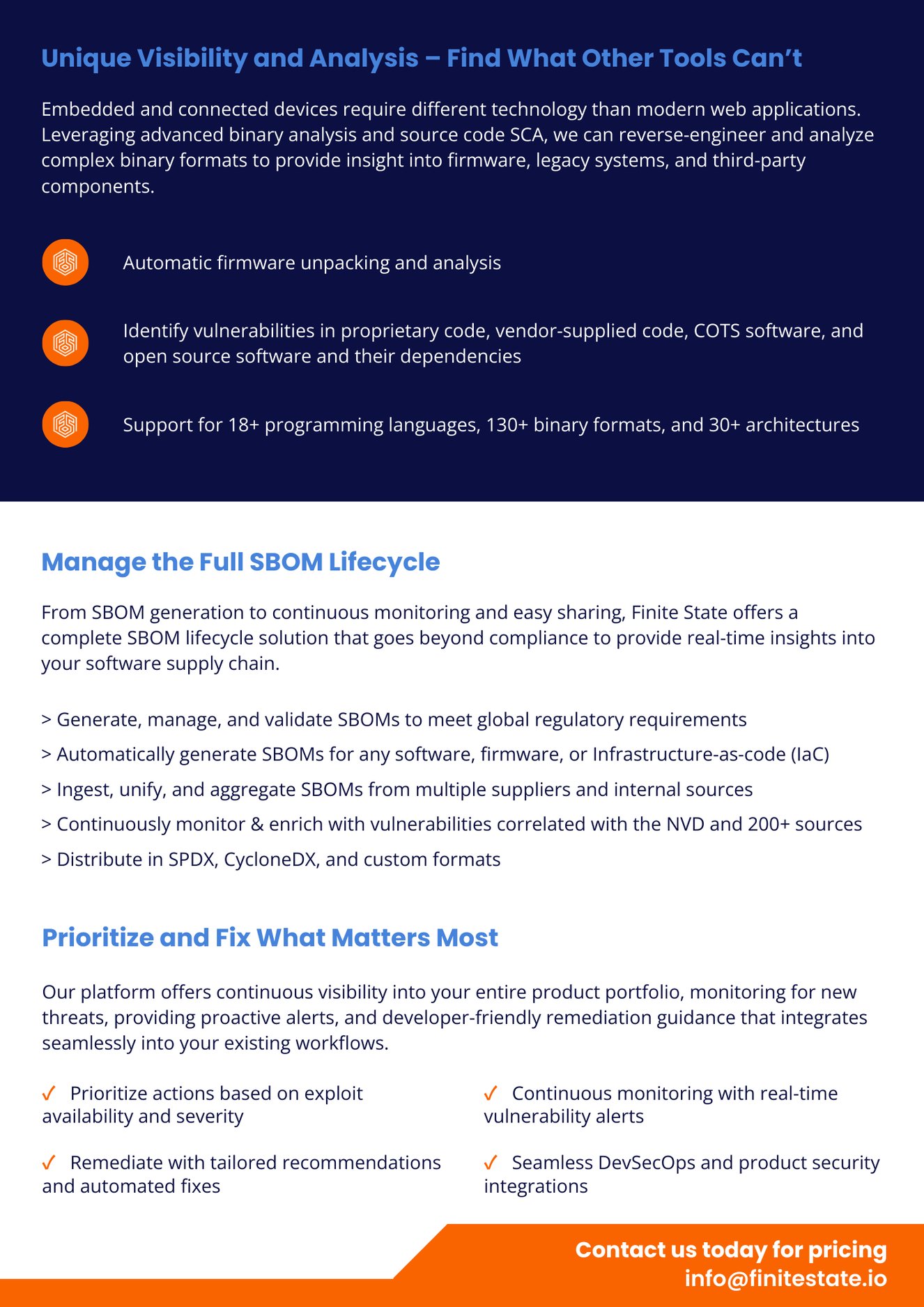 The Finite State Platform (Free Datasheet)